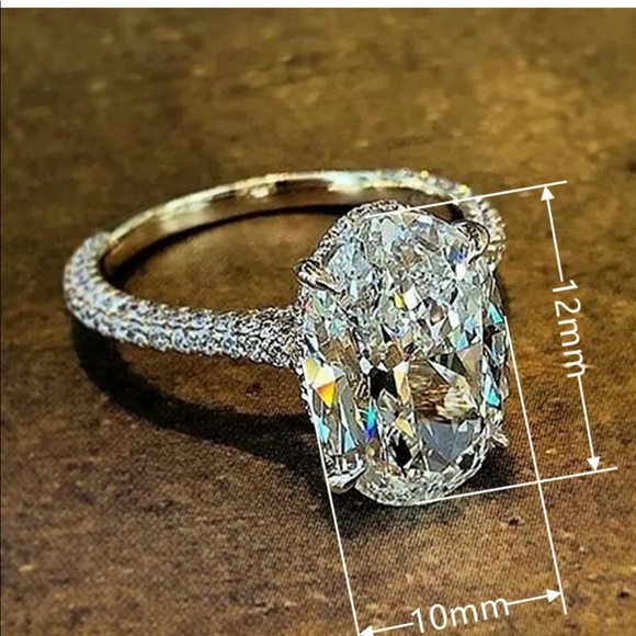 Jewelry | 925 Stamp Engagement Bridal Ring | Poshmark